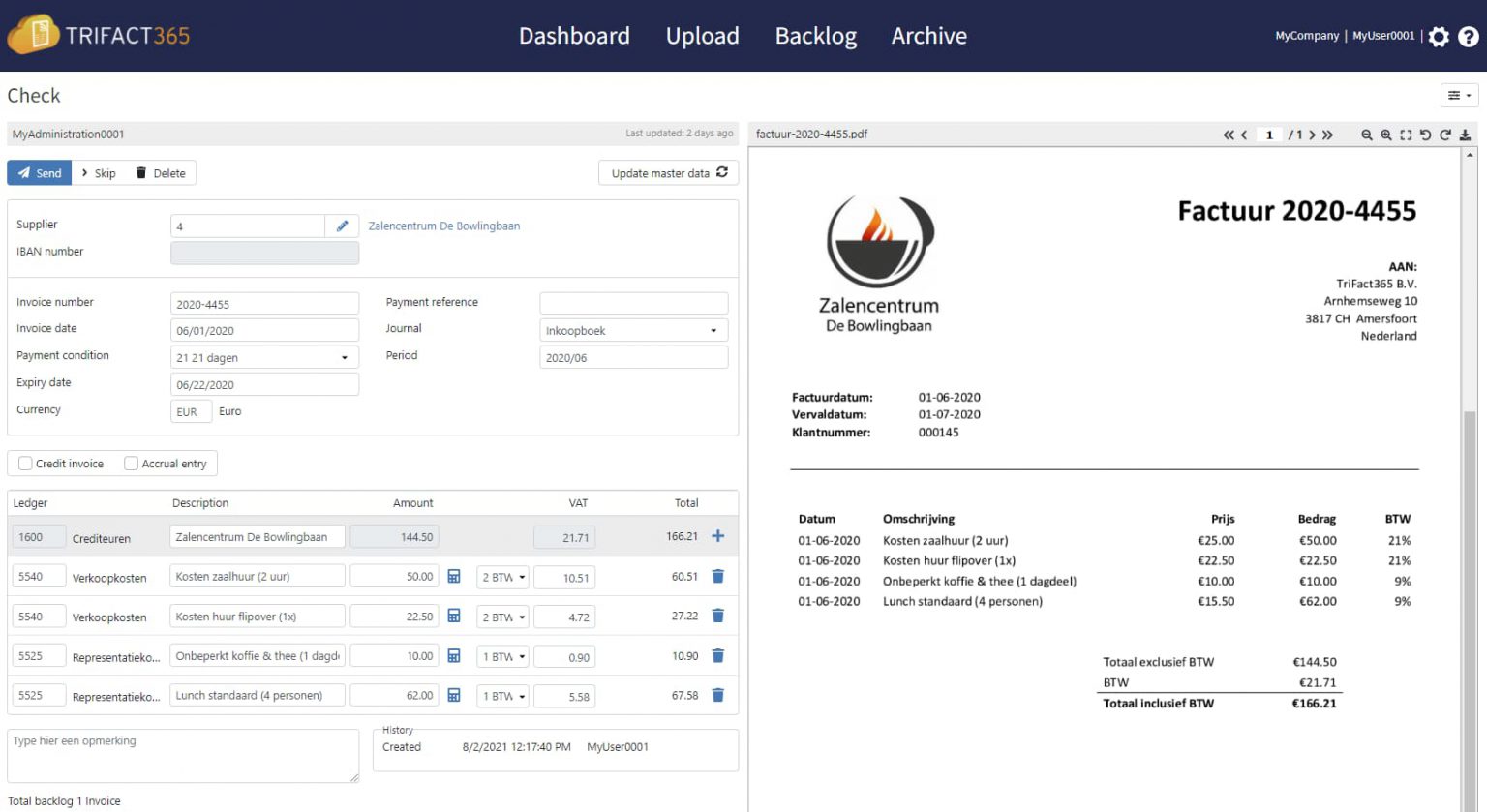 Invoice scanning software | Automate processing of invoices and receipts